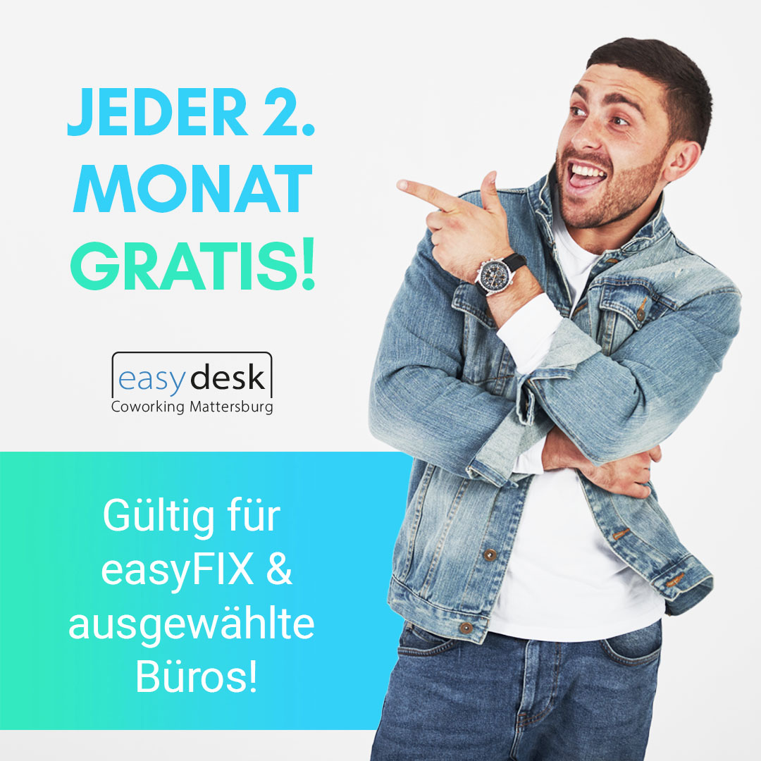 Jeder 2. Monat gratis!